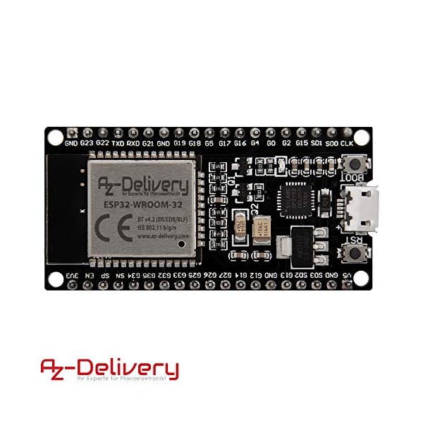 AZDelivery ESP32 ESP-WROOM-32 NodeMCU Modulo Wifi + Bluetooth Dev Kit C ...