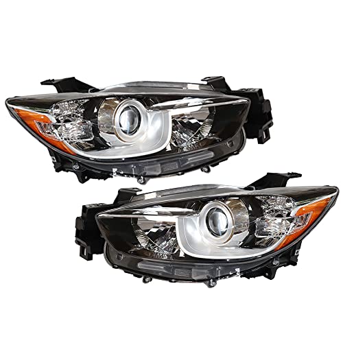 Halogen Headlights Assembly For 2013 2014 2015 2016 Mazda Cx-5 Driver ...