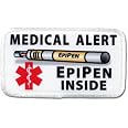 Amazon.com: EPIPEN INSIDE Medical Alert Symbol Rectangle Sew-on Patch ...