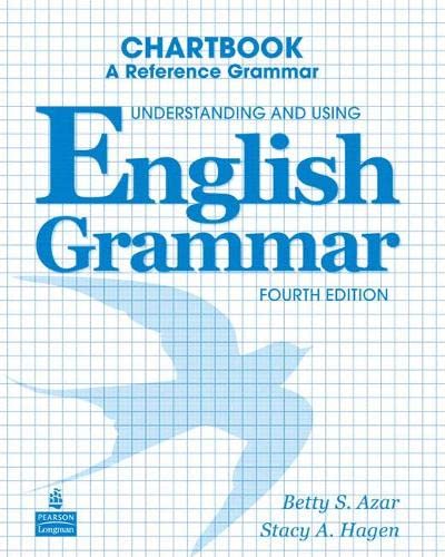 Understanding and Using English Grammar Chartbook: Azar, Betty ...