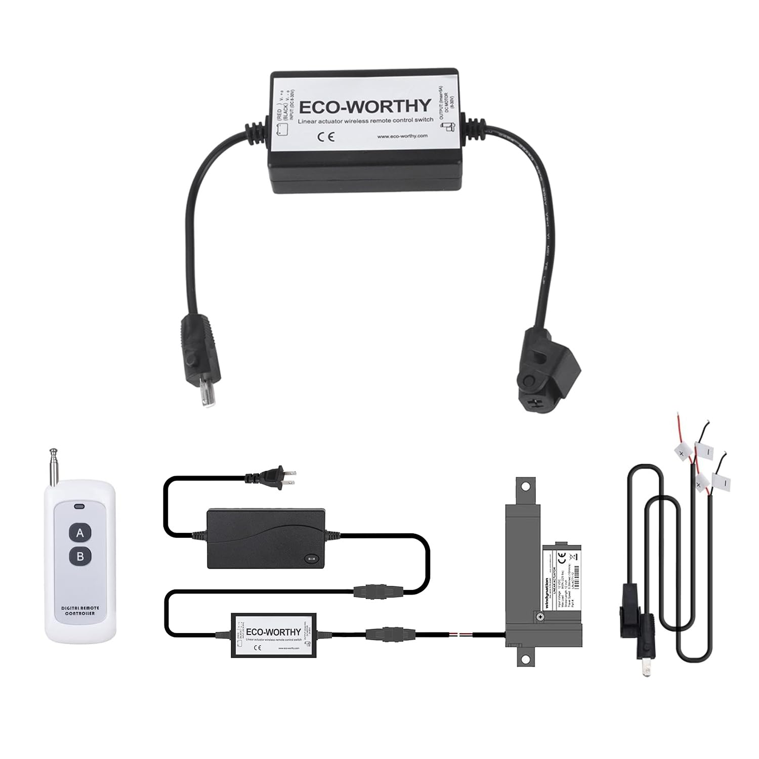 DC HOUSE Forward and Reverse Linear Actuator Controller, Working ...