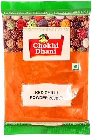 Chokhi Dhani Red Chilli Powder 200 gm| Pure & Spicy Indian Ground Red ...