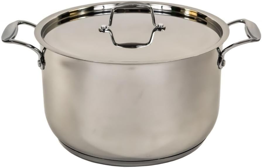 Mastercook Stainless Steel Ovenproof Casserole Stock Stew Soup Pot Pan ...