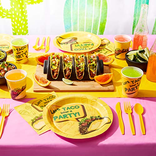 Let's Taco Bout Party Bundle for Birthdays, Fiestas, Includes Plates ...