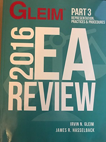 Gleim 2016 EA Review PART 3 Representation, Practices, & Procedures ...