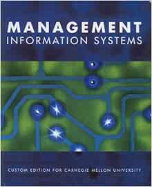 Management Information Systems: PEARSON: 9780536840950: Amazon.com: Books