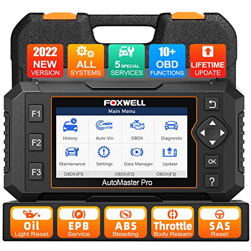 FOXWELL NT624 Elite OBD2 Scanner All Systems Diagnostic Scan Tools for ...