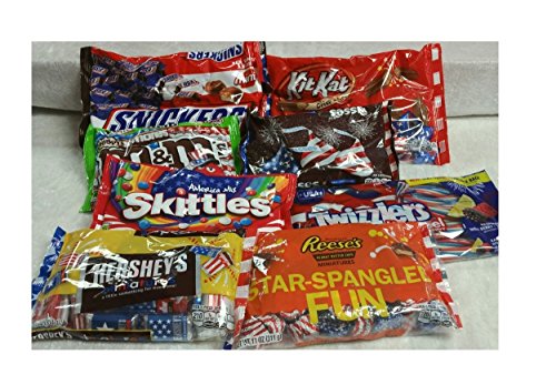 Buy 4th of July Candy Assortment! Hershey Miniatures, Snickers, Smore's ...