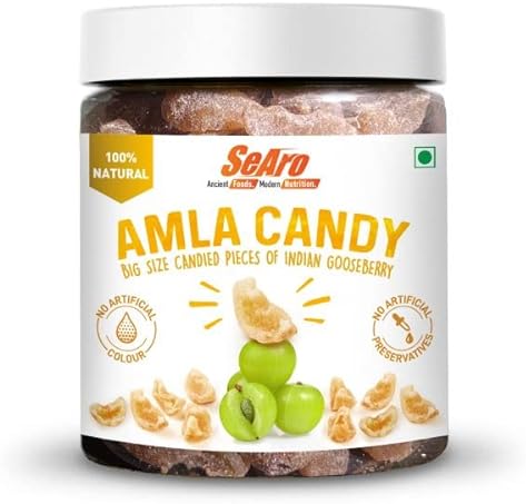 SeAro 100% Natural Sweet Amla Candy has Big Size, Fresh Awala Candy ...