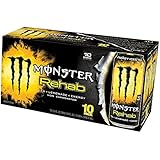 Amazon.com: 16 Pack - Monster Rehab - Tea + Lemonade + Energy - 15.5oz ...