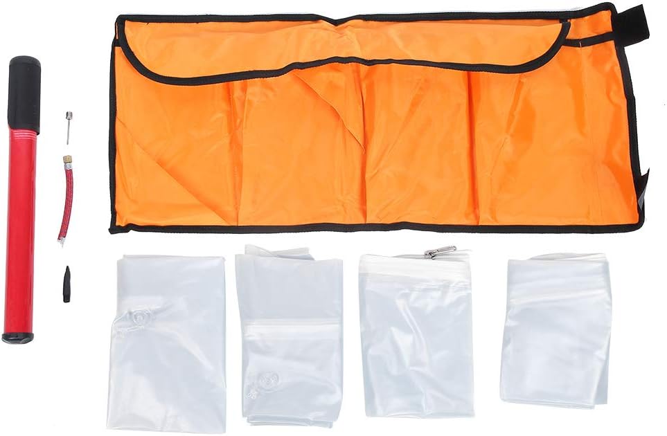 Inflatable Ankle Leg Arm Fracture Splint Set, Clear PVC Knee ...