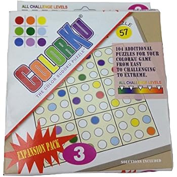 Amazon.com: Colorku Expansion Puzzle Card Pack - Pack 3: Toys & Games
