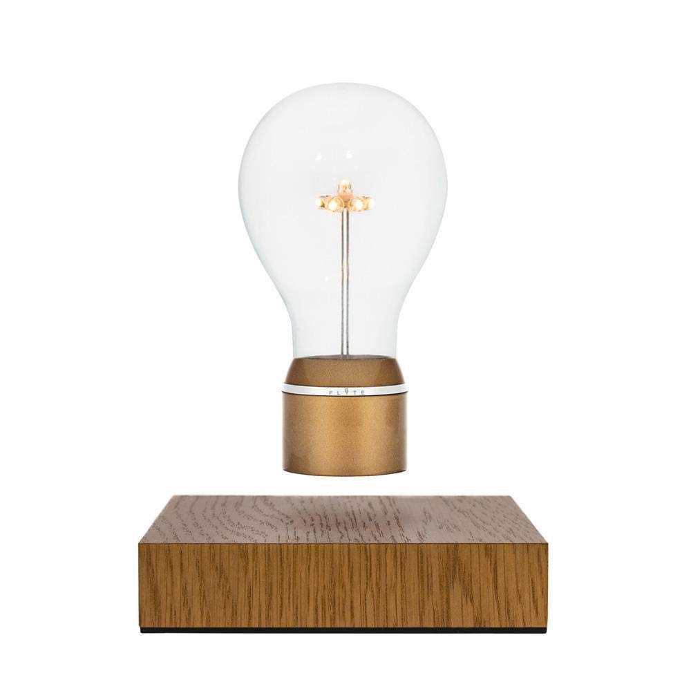 Mua Flyte Royal Levitating Magnetic LED Light Bulb with Oak Wood Base ...