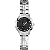 Amazon.com: GUESS Classic Slim Stainless Steel + Gold-Tone Bracelet ...