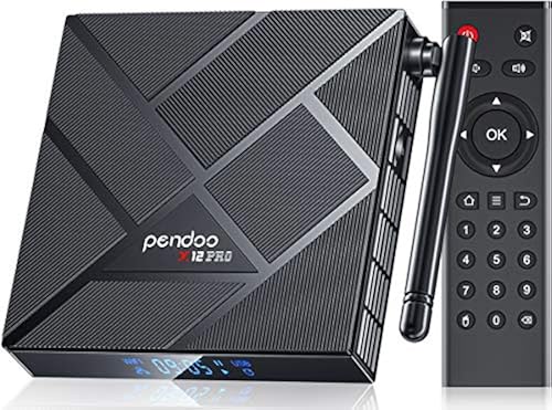Android TV Box 10.0, pendoo 2021 Upgraded X12 PRO Android TV Box 4GB ...