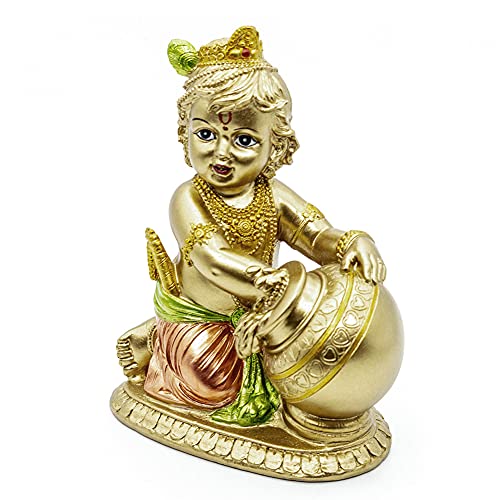 Hindu God Baby Krishna Statue - Indian God Lord Krishna Figurine Home ...