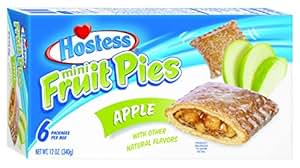 Hostess Mini Fruit Pies, Apple, 6 Count (Pack of 6): Amazon.com ...