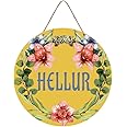 Amazon.com: Decorative Hellur sign Funny hanging sign Welcome sign ...