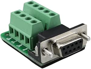 Amazon.com: Twinkle Bay DB9 Breakout Connector RS232 Serial 9 Pin Connector Db9 Terminal Female ...