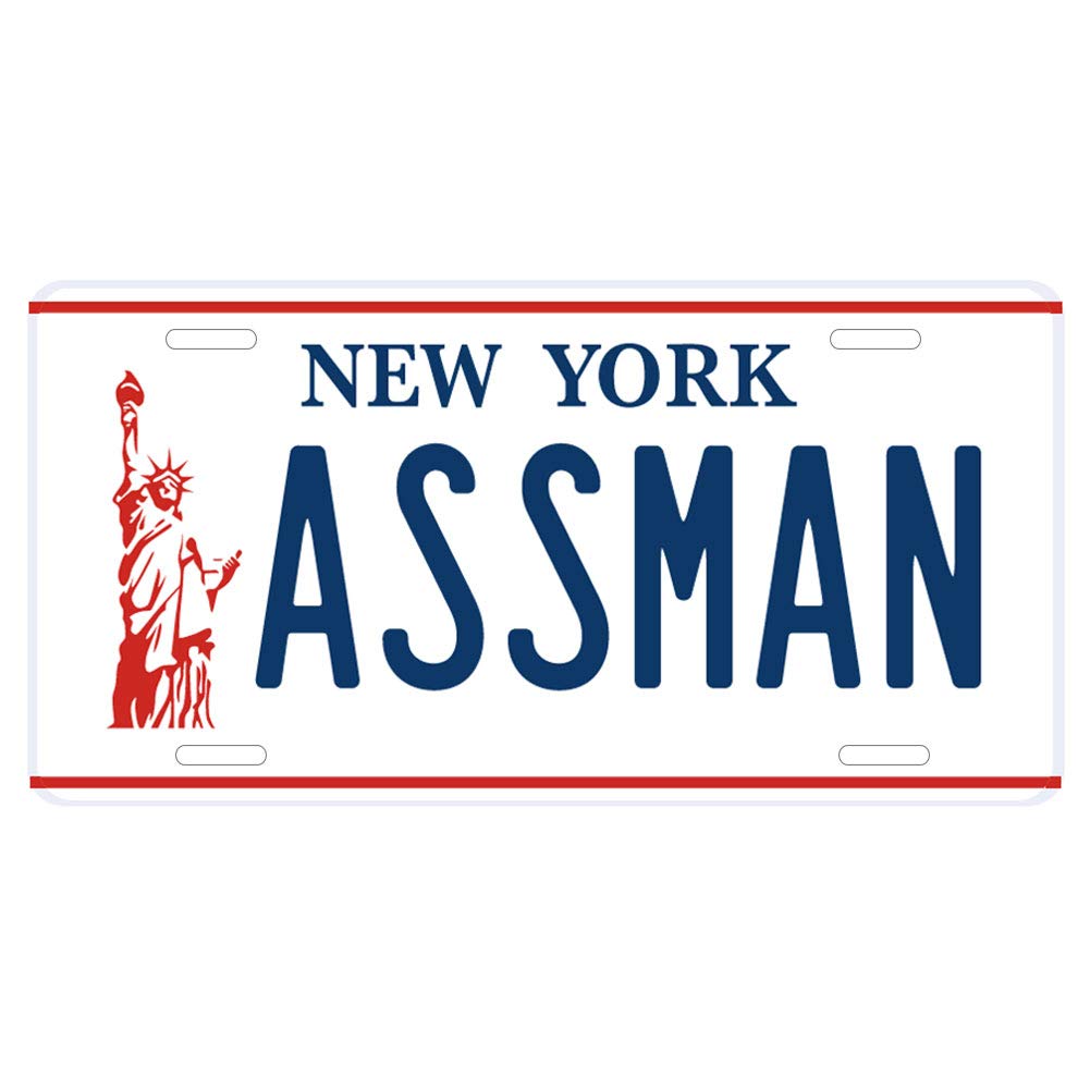 Embossed Prop Number Tag,, Vanity License Plate, Seinfeld | Cosmo ...