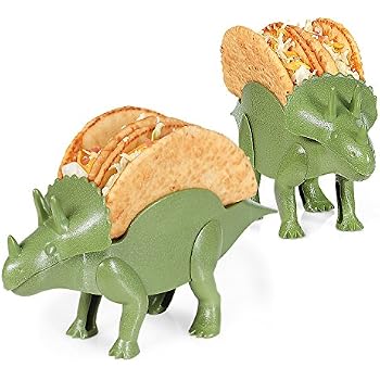 Amazon.com | TACOsaurus Rex Taco Holder - Dinosaur T-Rex Novelty Taco ...