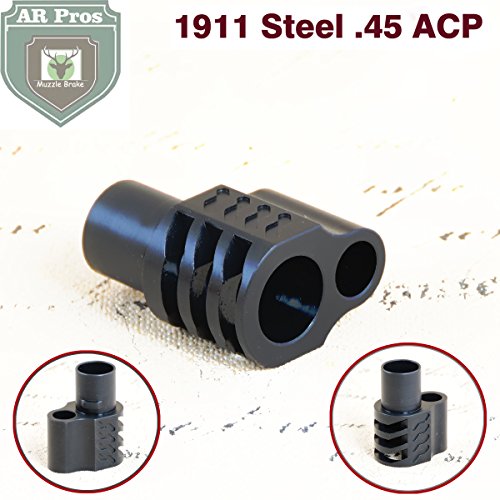 Buy 1911 Full Size Muzzle Brake Steel .45 ACP Compensator Online at ...