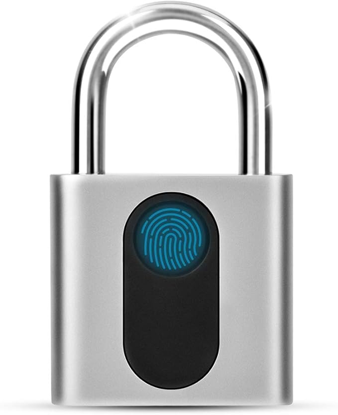 Smart Fingerprint Padlock, Electronic Door Lock Fingerprint Recognition ...