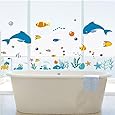 DecoBay Fish Bathroom Stickers/Childrens Room Wall Stickers - Adhesive ...