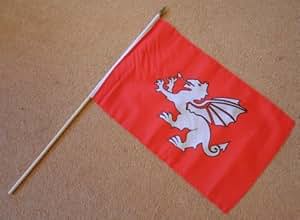 Amazon.com : England King Arthur 6th Century Large Hand Flag - Sleeved ...