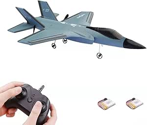 Amazon.com: RC Plane, 2.4Ghz 2 Channel Remote Control Airplane Ready to ...