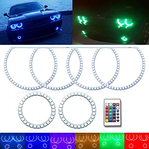 Angel Eyes Headlights Challenger Challenger With Angel Eye Halo Kit