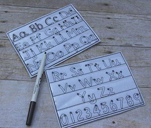 Amazon.com: Felt and Vinyl Handwriting Practice Boards: Handmade