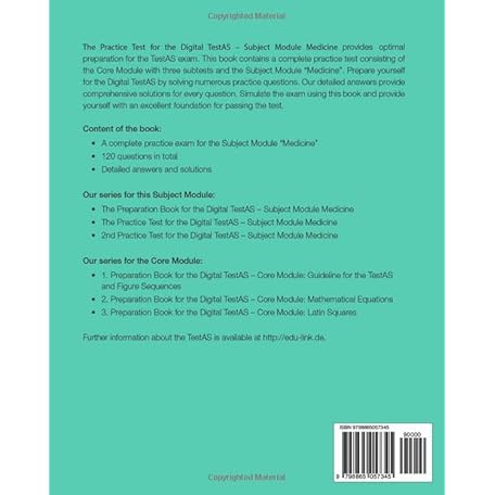 Mua The Practice Test for the Digital TestAS – Subject Module Medicine ...