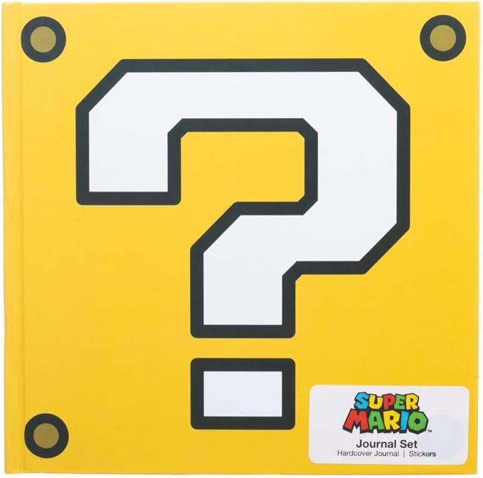 Super Mario Question Box Hardcover Journal: Amazon.com.au: Fashion
