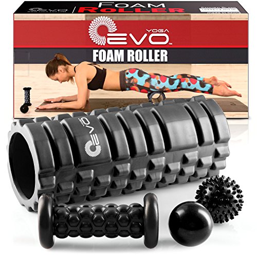 Buy Yoga EVO Foam Rollers Bundle Kit for Muscle Trigger Deep Tissue ...
