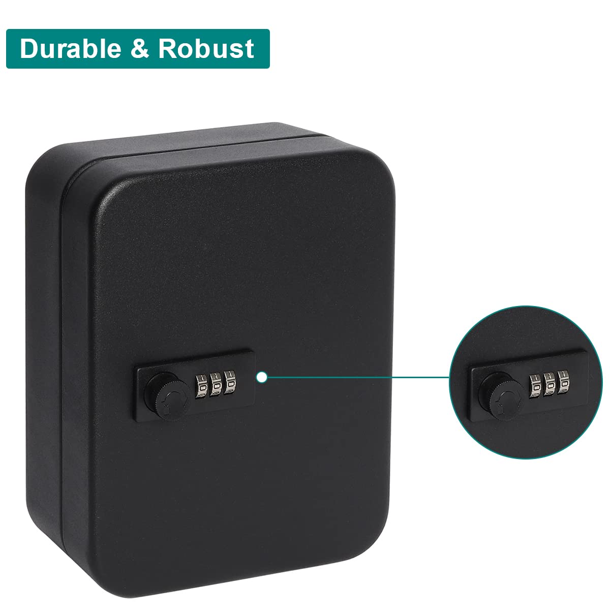 Mua Secure Key Box with Combination Lock, Decaller Key Cabinet Wall ...