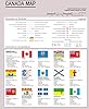Cool Owl Maps Canada Wall Map Poster (Laminated 32x24) in Oman | Whizz