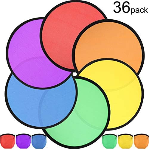Norme Folding Pocket Toy Set Foldable Flying Disc with Bag Fun Birthday ...
