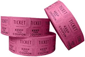 Amazon.com : Double Roll Tickets - Purple/Magenta (2000) : Purple ...