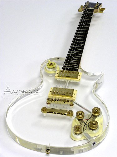 Clear Acrylic Electric Guitar: Amazon.co.uk: Musical Instruments