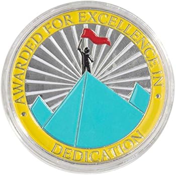 Amazon.com : Award Coins - 5-Pack Appreciation Coins - Dedication ...