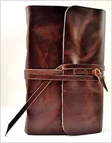 Leather Writing Journal with Strap closure: Amazon.com: Books