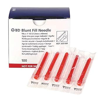 Blunt Fill with Filter 18G x 1.5" (100 Count) 305211 Qty 100 per Box ...