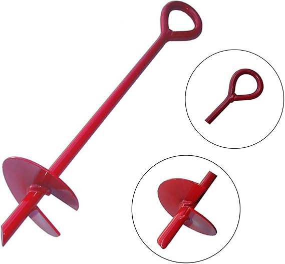 MTB 15" Auger Earth Anchor 3" W Helix, 12mm Rod, Guying Tents Fencing ...