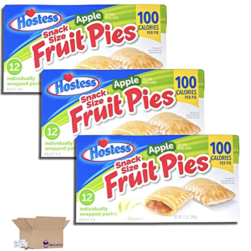 Snack Size 100 Calorie Mini Fruit Pies by Hostess | 12 Count Box in ...