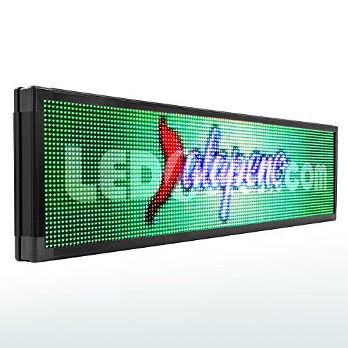 OLIVE LED Sign Full Color P15, 21"x50" Programmable Scrolling Outdoor ...