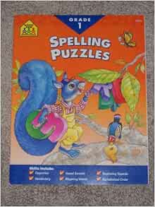 Spelling Puzzles Grade 1: Amazon.com: Books