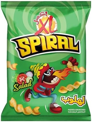 سعر Xl Chips Lahloob Potato Crunchies Salad 12 X 100 g فى السعودية ...
