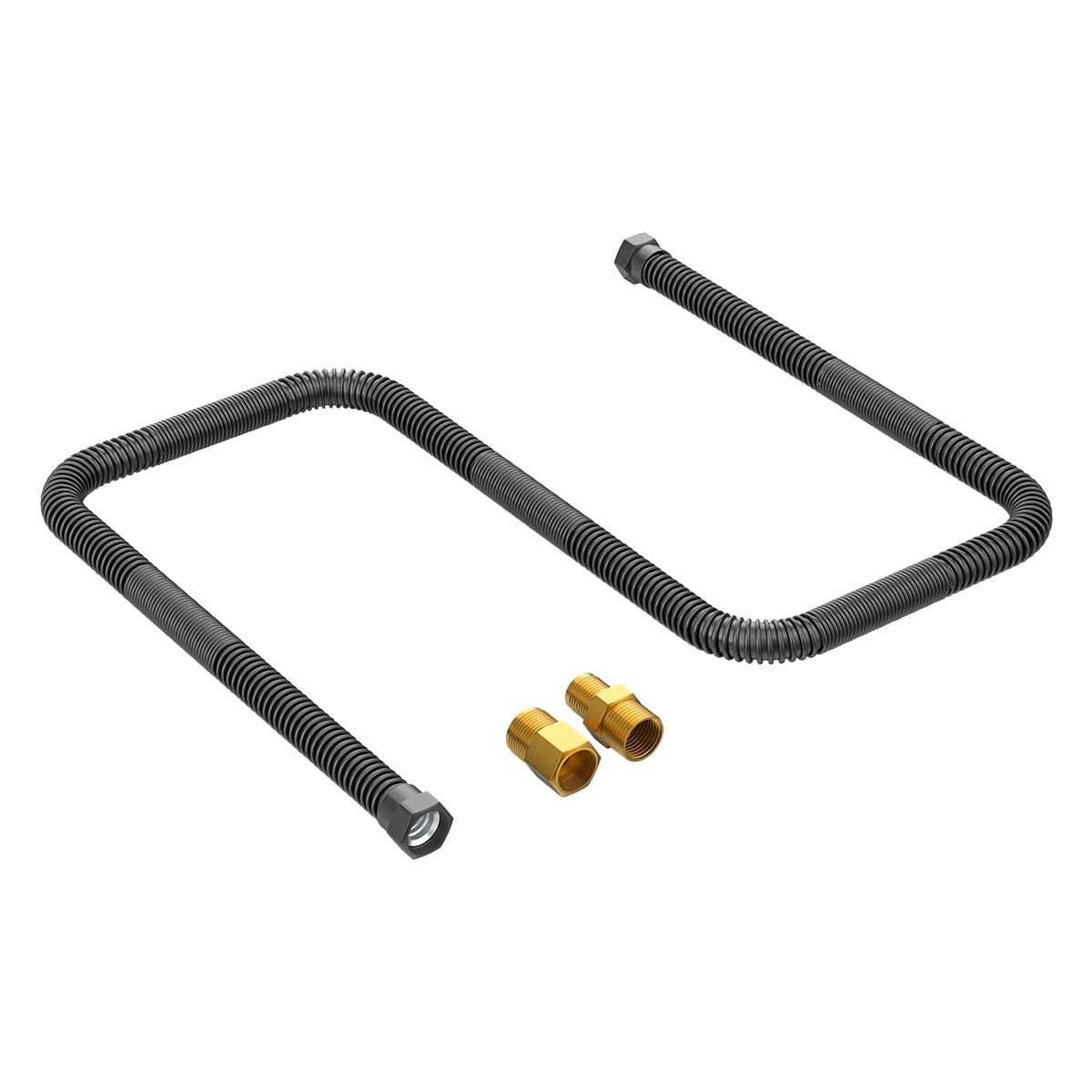 AJinTeby Gas Line Flex Connectors for Fire Pit, Fireplace Flexible Gas ...