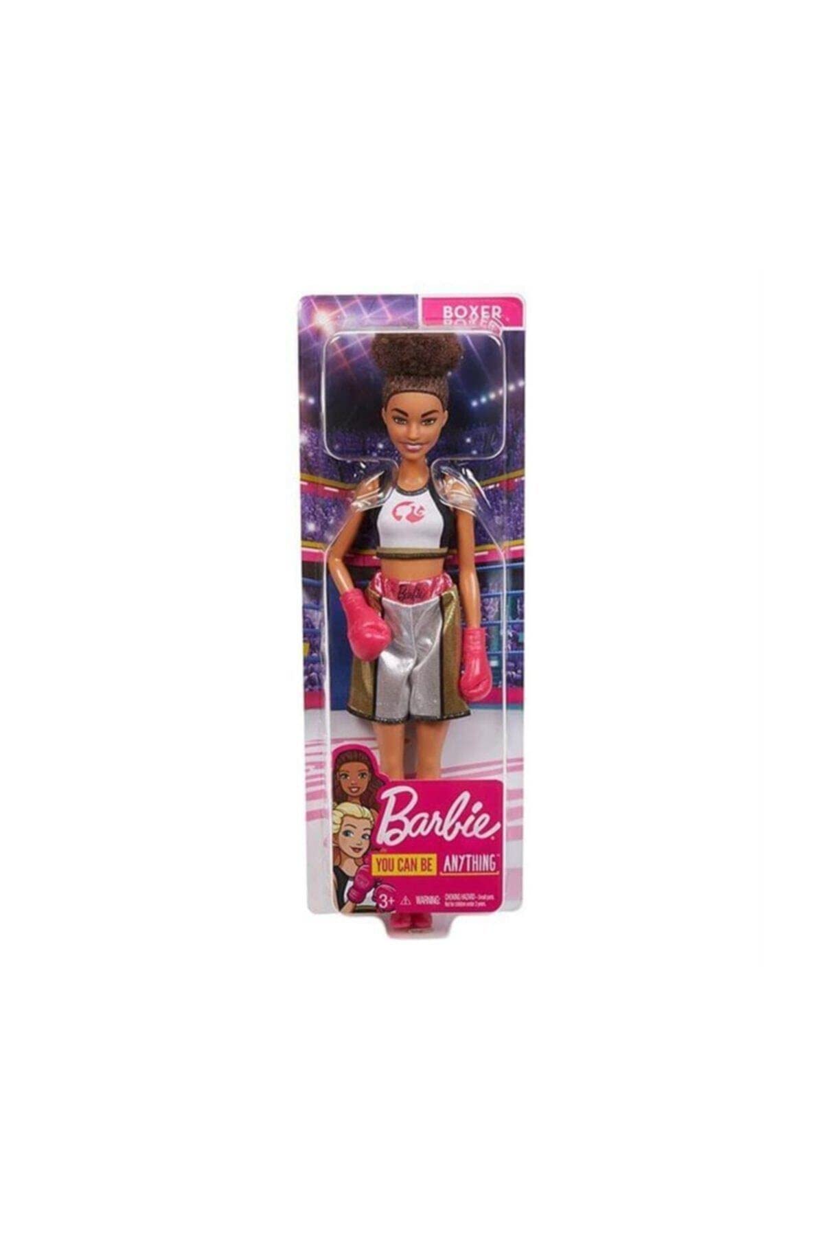 Mua Barbie Boxer Brunette Doll with Boxing Outfit Featuring Short Top ...